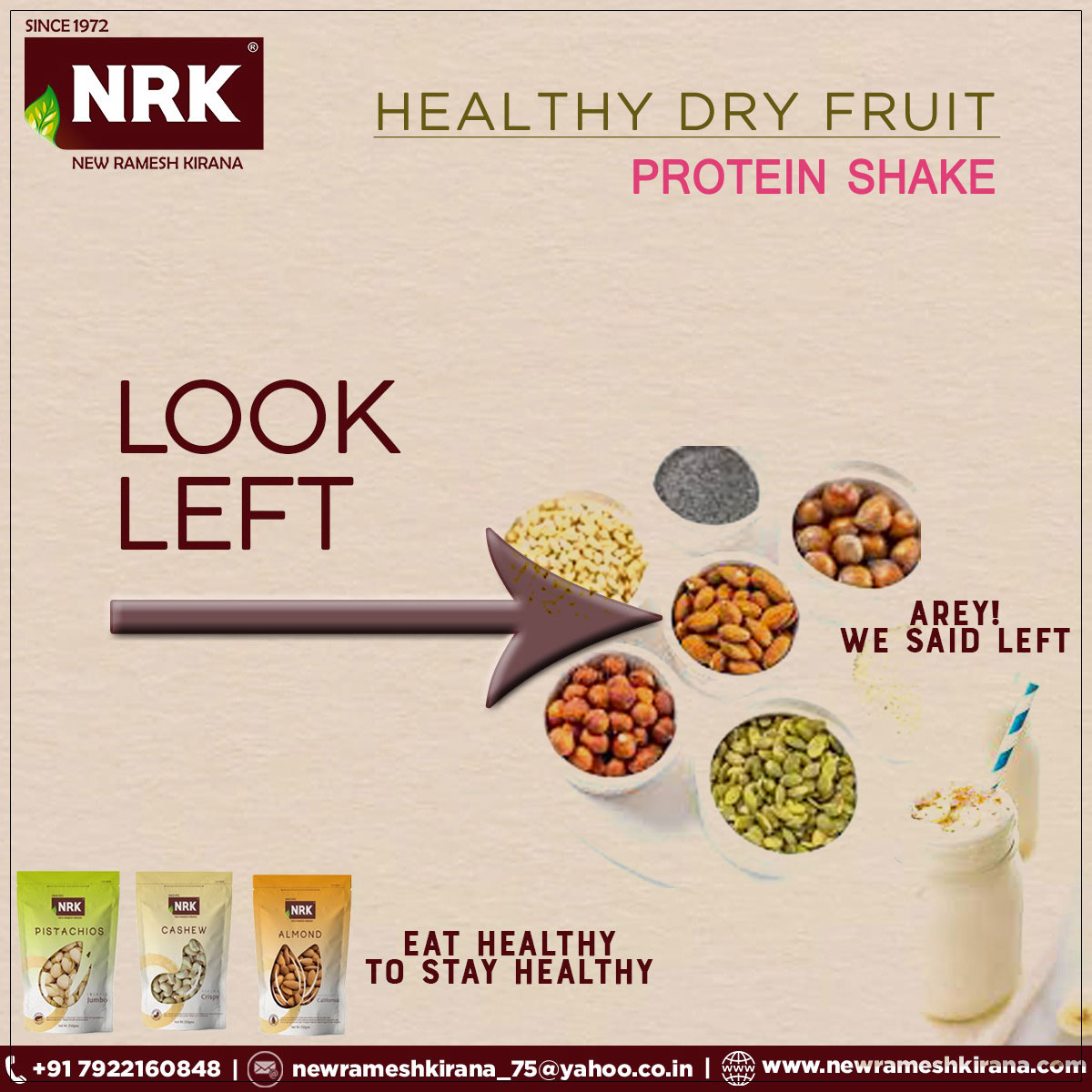 How to make a healthy protein shake? | New Ramesh Kirana