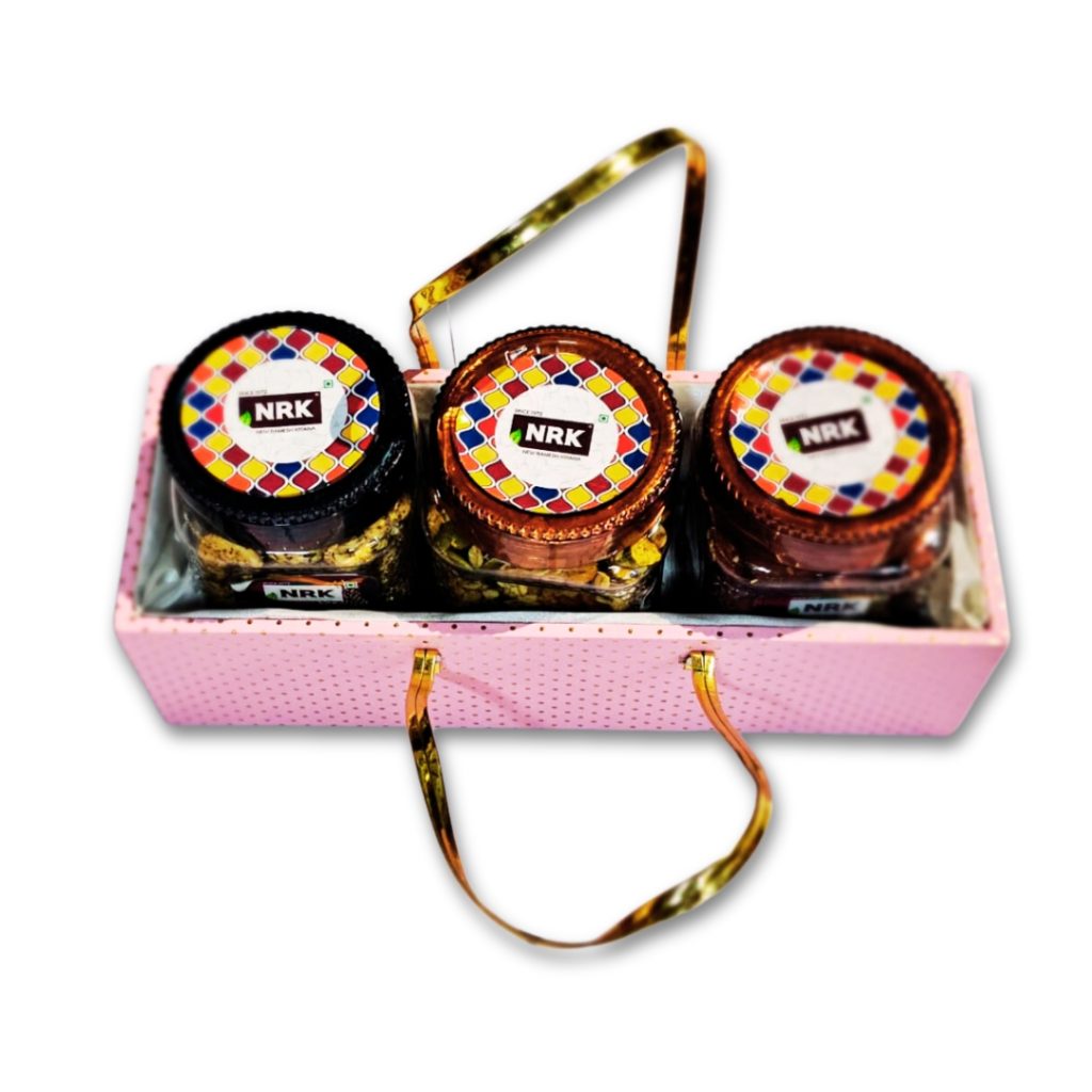 3 TRIO NUTS GIFT PACK 750 GRAMS | New Ramesh Kirana